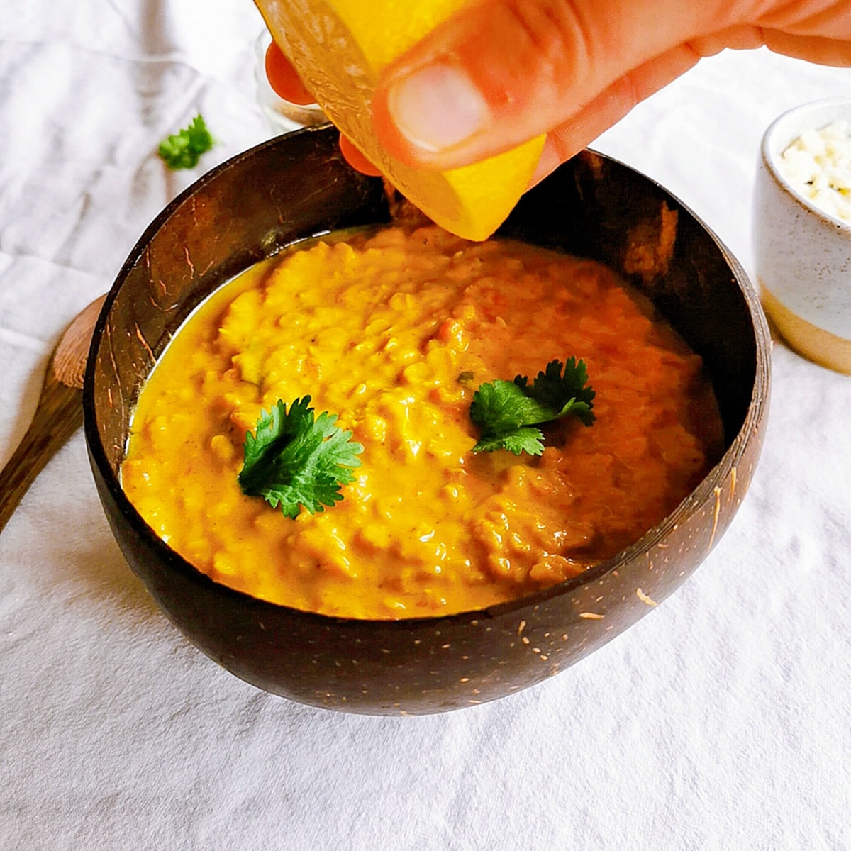 La meilleure recette de curry vegan lentilles rouges
