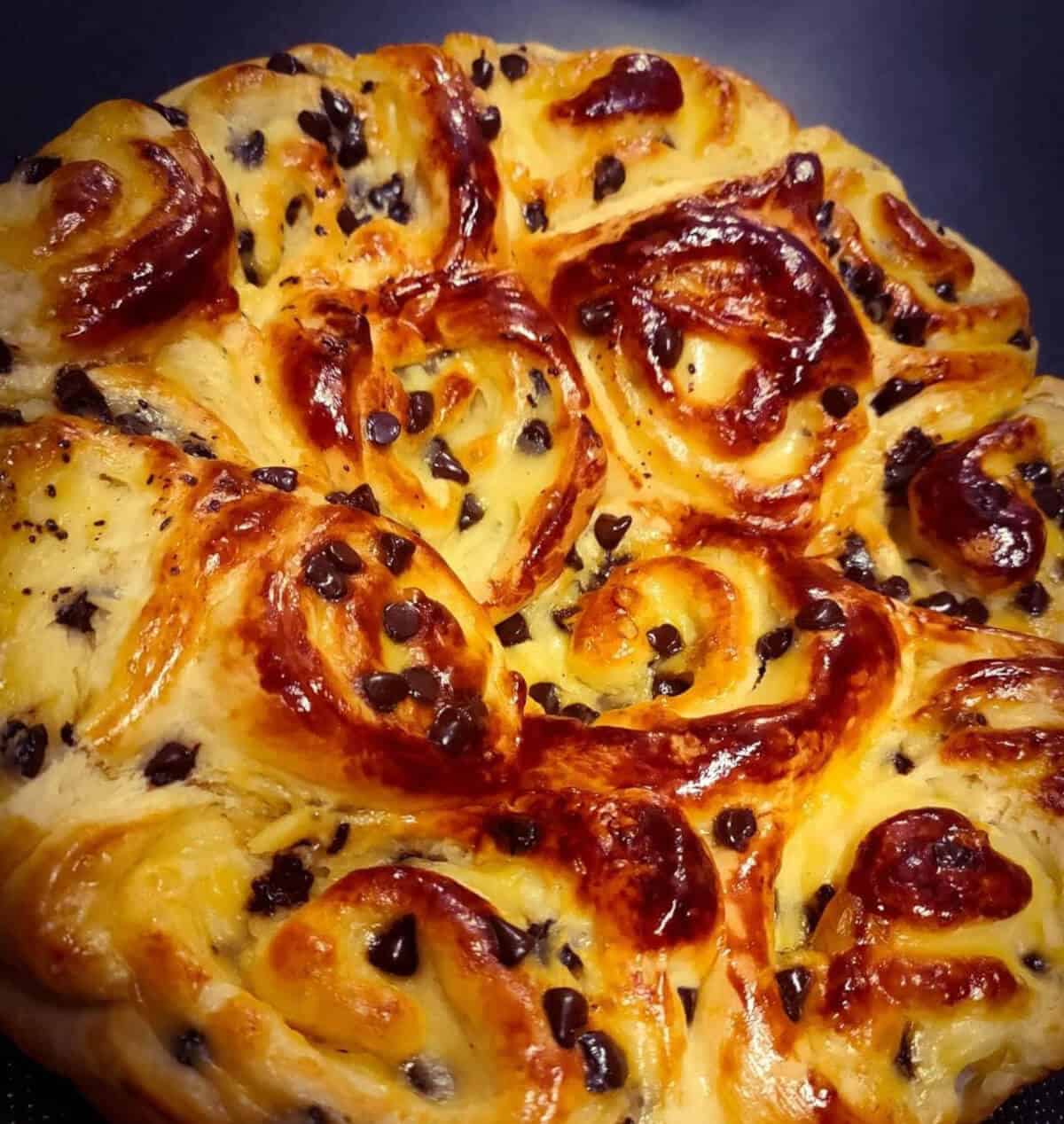Gâteau chinois pépites de chocolat (facile)