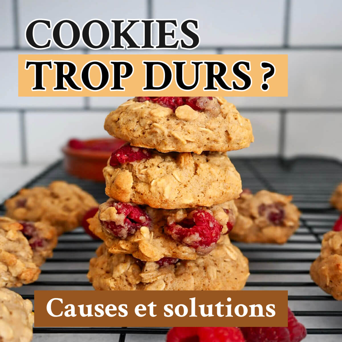 Cookies trop durs (et comment les rendre moelleux)